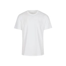 TRIGEMA Herren T-Shirt "TRIGEMA T Shirt aus Biobaumwolle", wei&szlig;, Basic, Gr. M, Single Jersey, 100% Baumwolle (Bio-Baumwolle kbA), Shirts