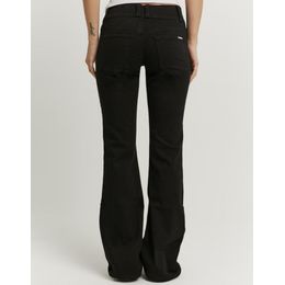 Tally Weijl Damen Bootcut-Jeans "SPACOCYNTHIA"schwarz, Gr. 42, unifarben, Denim/Jeans, Obermaterial: 98% Baumwolle, 2% Elasthan, Jeans,