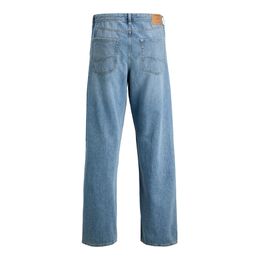 Jack & Jones JACK & JONES Herren Relax-fit-Jeans "JJIDAVE JJORIGINAL SQ 081 SN", blau, Gr. 34, Abriebeffekte, Denim/Jeans, Obermaterial: 100% Baumwolle, Jeans