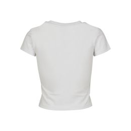 Urban Classics Damen T-Shirt "Urban Classics Damen Ladies Stretch Jersey Cropped Tee", wei&szlig;, Gr. M, unifarben, 95% Baumwolle, 5% Elasthan, Shirts