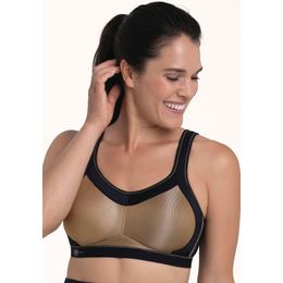 Anita active Damen Sport-BH "Momentum", Gr. 80goldfarben, Microtouch, Obermaterial: 70% Polyester, 15% Elasthan, 15% Polyamid, unifarben, BHs, ohne