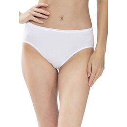 Mey Damen Hipster "Superfine Organic", Gr. 38, wei&szlig;, Single Jersey, Obermaterial: 92% Baumwolle, 8% Elasthan, unifarben, Unterhosen, American-Pants