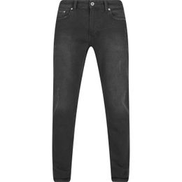 2Y Premium Herren Bequeme Jeans "2Y Premium Herren 2Y Tapered Fit Jeans"schwarz, Gr. 32, unifarben, 97% Baumwolle, 3% Elasthan, Jeans