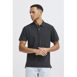 Blend Herren Poloshirt "BHEfran", schwarz, Basic, Gr. XXL, unifarben, Web, 100% Baumwolle, Shirts, Klassisches Poloshirt mit Stickerei