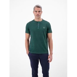 Lerros Herren T-Shirt "T-Shirt in Fineliner-Optik, Rundhalsausschnitt", gr&uuml;n, Gr. M, 100% Baumwolle, Shirts