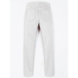 Casual Looks Damen Schlupfhose, wei&szlig;, Gr. 36, unifarben, 65% Baumwolle, 33% Polyester, 2% Elasthan, Hosen