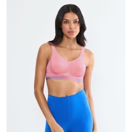 Damen B&uuml;gel-BH "Triaction Cardio Flow P EX", triaction by Triumph, Gr. 95bubble gum pink, Single Jersey, Obermaterial: 57% Polyester, 28% Polyamid,