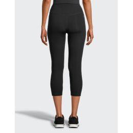 Venice Beach Damen Trainingstights "7/8 TIGHTS LUISA", schwarz, Gr. S, unifarben, Jersey, Obermaterial: 68% Polyamid, 32% Elasthan, Hosen, mit