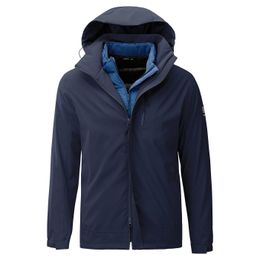 LPO Herren Funktionsjacke "Kosmo", blau, Gr. 52, Web, 100% Polyester, Jacken, 3 in 1 Jacke
