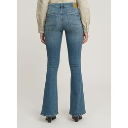 G-Star Raw G-STAR Damen 5-Pocket-Jeans "3301 Flare Jeans"faded icy blau, Gr. 25, Obermaterial: 89% Baumwolle, 9% Polyester, 2% Elasthan, Jeans