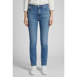 Damen Skinny-fit-Jeans "HIGH RISE SKINNY", blau, Gr. 31, Calvin Klein Jeans, unifarben, Denim/Jeans, Obermaterial: 80% Baumwolle, 12% Polyester, 6%