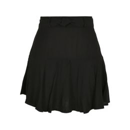 Urban Classics Damen Jerseyrock "Urban Classics Damen Ladies Viscose Mini Skort", schwarz, Gr. 4XL, 100% Viskose, R&ouml;cke