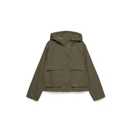 V&eacute;ro Moda VERO MODA Damen Parka "VMMICHELA SHORT PARKA"kalamata, Gr. S, unifarben, Web, Obermaterial: 100% Polyester, Jacken, Polyester