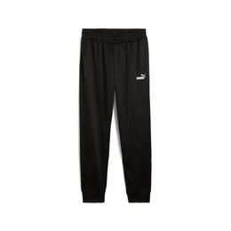 Puma Herren Trainingshose "ESS NO 1 LOGO POLY PANTS CL", schwarz, Gr. M, unifarben, Piqu&eacute;, Obermaterial: 100% Polyester, Hosen, atmungsaktives
