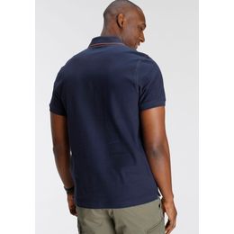 DELMAO Herren Poloshirt, blau, Gr. M, bedruckt, Piqu&eacute;, Obermaterial: 100% Baumwolle, Shirts, Kurzarm, mit Rippb&uuml;ndchen, Polokragen
