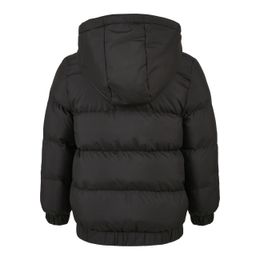 Urban Classics M&auml;dchen Winterjacke "Urban Classics Damen Girls Hooded Puffer Jacket", schwarz, Gr. 146, unifarben, 100% Polyester, Jacken