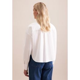 Seidensticker Damen Hemdbluse "Schwarze Rose", wei&szlig;, Gr. 48, unifarben, 100% Baumwolle, Blusen, 1/1 Kragen Uni