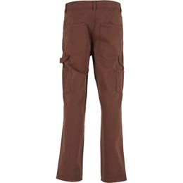 DEF Herren Bequeme Jeans "DEF DEF Wood Straight Fit Jeans", braun, Gr. 36, unifarben, 100% Baumwolle, Jeans