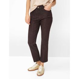 Brax Damen 5-Pocket-Jeans "Style MAY S"dunkelbraun, Gr. 42, Denim/Jeans, 92% Baumwolle, 6% Polyester, 2% Elasthan, Jeans