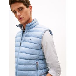 Tommy Hilfiger Herren Steppweste "PACKABLE RECYCLED VEST", blau, Gr. L, Web, Obermaterial: 100% Nylon. Futter: 100% Polyamid. F&uuml;llung: 100%