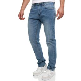 INDICODE Herren Regular-fit-Jeans "INTony"blau wash, Gr. 36, clean, Denim/Jeans, Obermaterial: 98% Baumwolle, 2% Elasthan, Jeans, Baumwollmischung,