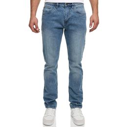 INDICODE Herren Regular-fit-Jeans "INTony"blau wash, Gr. 33, clean, Denim/Jeans, Obermaterial: 98% Baumwolle, 2% Elasthan, Jeans, Baumwollmischung,