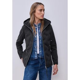 Street One Damen Steppjackeskyfall blau, Gr. 38, unifarben, Web, Obermaterial: 100% Polyester. Wattierung: 100% Polyester (REPREVE), Jacken, mit