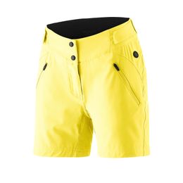 Gonso Damen Fahrradhose "Igna", gelb, Gr. 40, 86% Polyamid, 14% Elastan, Hosen, Strapazierf&auml;hig und formstabil