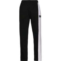 Ecko Unltd. Herren Jogginghose "Ecko Unltd. Ecko Unltd. Split Sweatpants", schwarz-wei&szlig;, Gr. XL, 80% Baumwolle, 20% Polyester, Hosen