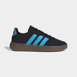 Herren Sneaker "BARREDA DECODE", adidas Sportswear, Gr. 43, schwarz, Leder, Textil, Schuhe, inspiriert vom Design des adidas handball spezial
