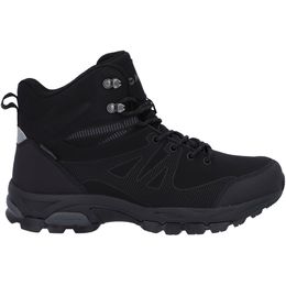 Hi-Tec Herren Wanderschuh "JACKDAW MID WP", Gr. 43, schwarz, Synthetik, Textil, Schuhe, wasserdicht