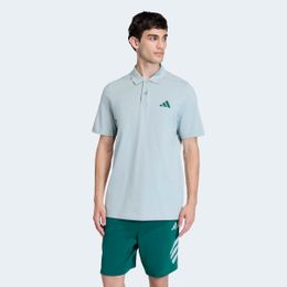 Herren Poloshirt "ADIDAS MEN SMALL LOGO PIKEE"wonder sage, Gr. L, adidas Sportswear, Obermaterial: 100% Baumwolle, Shirts