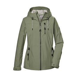 G.I.G.A. by Killtec Damen Softshelljacke "GS 74 WMN SFTSHLL JCKT", gr&uuml;n, Gr. 46, G.I.G.A. DX BY KILLTEC, Oberseite: 100% Polyester.R&uuml;ckseite: 100% Polyester.Futter: 100%