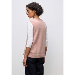 Street One Damen Pullunder, rosa, Gr. 46, unifarben, Stoff, 30% Polyester, 27% Polyacryl, 23% Polyamid, 20% Viskose, Pullover, aus softem Materialmix