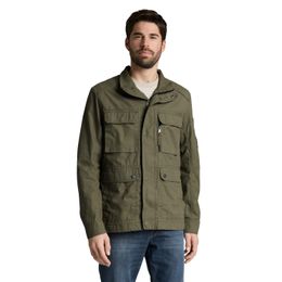 Tom Tailor Herren Outdoorjacke, gr&uuml;n, Gr. S, unifarben, Web, Obermaterial: 100% Baumwolle. Futter: 100% Polyester, Jacken, mit Taschen