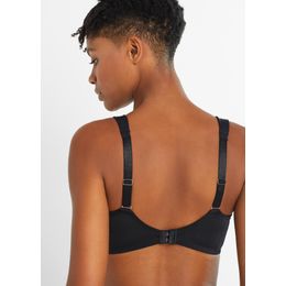 bonprix Damen Minimizer-BH, Gr. 105, schwarz, Obermaterial: 80% Polyamid, 20% Elasthan. Futter: 80% Polyamid, 20% Elasthan. Netzfutter: 92% Polyamid,