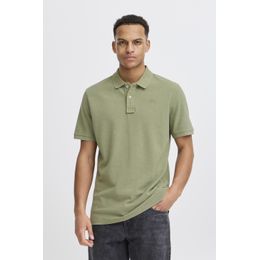 Poloshirt Blend "BHEfran", Damen, Gr. S, gr&uuml;n (oil gr&uuml;n), Web, 100% Baumwolle, unifarben, Basic, normal normal, ohne Ausschnitt, abgesteppt, Shirts, Klassisches Poloshirt mit Stickerei