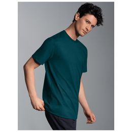TRIGEMA Herren T-Shirt "TRIGEMA T Shirt aus Biobaumwolle", gr&uuml;n, Basic, Gr. XXXL, Single Jersey, 100% Baumwolle (Bio-Baumwolle kbA), Shirts