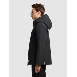 Khujo Herren Outdoorjacke "Oreg", schwarz, Gr. XL, Obermaterial: 85% Polyester, 15% Baumwolle. Innenfutter: 100% Polyester. Wattierung: 100%