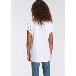 Kidsworld M&auml;dchen T-Shirt "Pferde", wei&szlig;, Gr. 164, bedruckt, Single Jersey, Obermaterial: 100% Baumwolle, Shirts, Kurzarm, bedruckt,