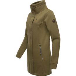 Ragwear Damen Sweatjacke "Letrice Bonded", gr&uuml;n, Gr. 4XL, Sweatware, Obermaterial: 100% Polyester. Innenfutter: 100% Polyester, Sweatjacken, Elegante