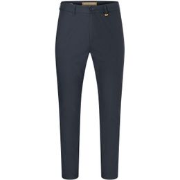 MAC Herren Chinohose "Griffin", blau, Gr. 36, Web, Obermaterial: 55% Baumwolle, 40% Polyamid, 5% Elasthan, Hosen, mit Taschen