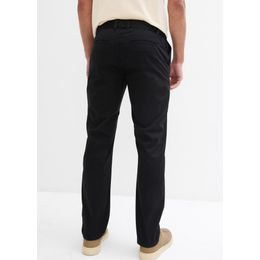 bonprix Herren Chinohose, schwarz, Gr. 54, Web, Obermaterial: 98% Baumwolle, 2% Elasthan, Hosen, aus Baumwolle mit Elasthan-Anteil, seitlicher