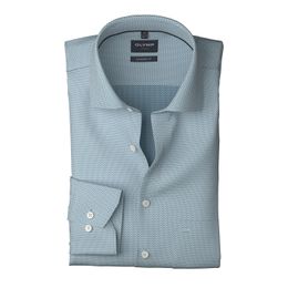 OLYMP Herren Businesshemd "Luxor modern fit", blau, Gr. 42, Web, Obermaterial: 100% Baumwolle, Hemden