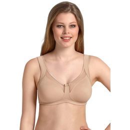 Damen Gemoldeter BH "Clara", ANITA SINCE 1886, Gr. 95, beige, Microtouch, Obermaterial: 80% Polyamid, 20% Elasthan, Mesh, Netz, leicht transparent,