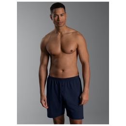 TRIGEMA Herren Boxershorts "TRIGEMA Boxershorts aus Biobaumwolle", Gr. L, blau, 100% Baumwolle (Bio-Baumwolle kbA), Unterhosen