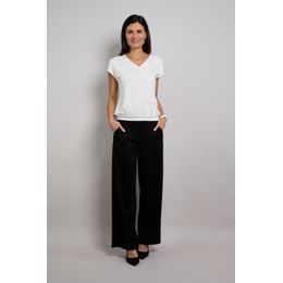 Seidel Moden Damen T-Shirt "Otto exclusiv", wei&szlig;, Gr. 48, unifarben, Jersey, Obermaterial: 94% Viskose, 6% Elasthan, Shirts, mit V-Ausschnitt - MADE