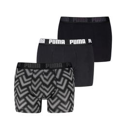 Puma Herren Boxershorts, Gr. Mschwarz, wei&szlig;, Single Jersey, Obermaterial: 95% Baumwolle, 5% Elasthan, Unterhosen