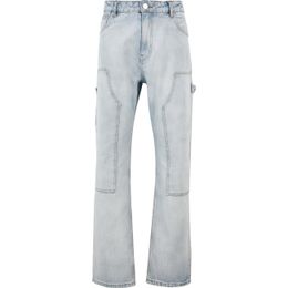 2Y STUDIOS Herren Bequeme Jeans "2Y Studios 2Y Haldor Carpenter Straight Jeans"lightblau, Gr. 31, unifarben, 100% Baumwolle, Jeans