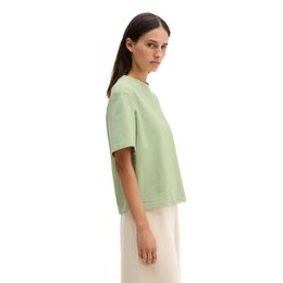 Marc O'Polo MARC O'POLO Damen T-Shirt "aus recycelter und Bio-Baumwolle"calm sage, Basic, Gr. L, unifarben, Obermaterial: 100% Baumwolle, Shirts
